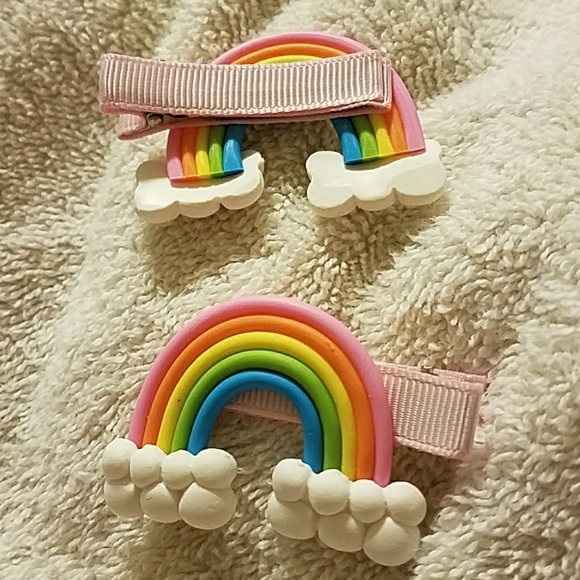 Accessories | Hair Clip Rainbow | Poshmark